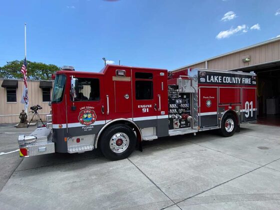 Lake County Fire Rescue Department Displayed Its Newest Fire Engine ...