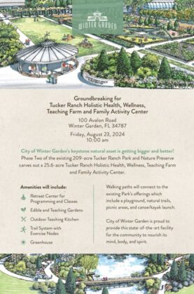 Groundbreaking for Phase Two of Tucker Ranch Park and Nature Preserve ...