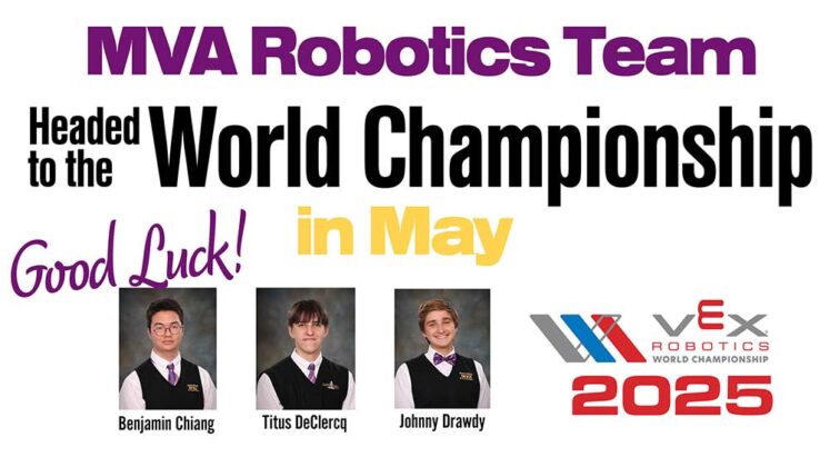 MVA Robotics Team Wins Think Award, Advances to VEX World Competition ...